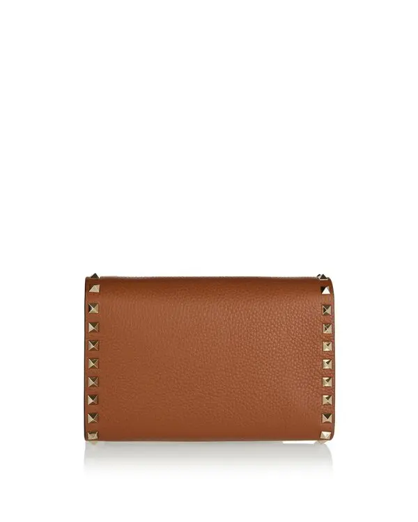 Valentino Garavani Rockstud Foldover Top Mini Clutch Bag