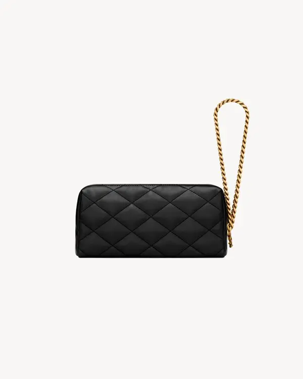 Saint Laurent Cassandre Bijou Pouch - Black