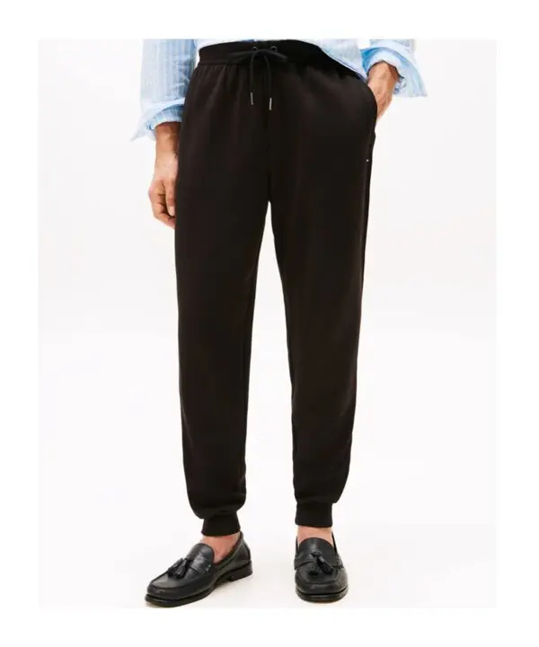 Tommy Hilfiger Flag Drawstring Track Pants - Black