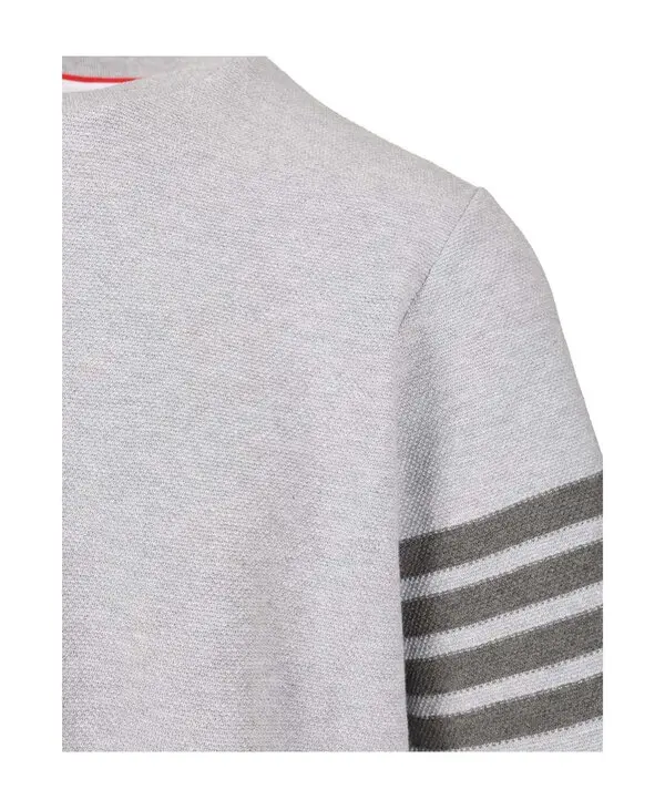 Thom Browne Short Sleeve Crewneck T-shirt - Grey