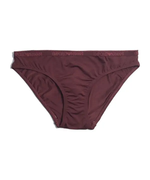 Emporio Armani Logo Briefs Pants - Red