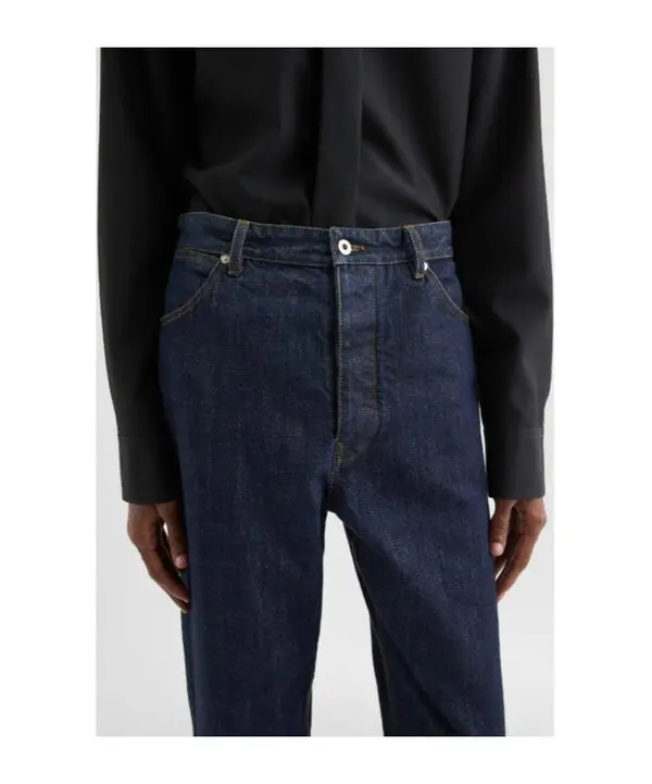 JIL SANDER Loose Fit Denim Jeans - Magnet