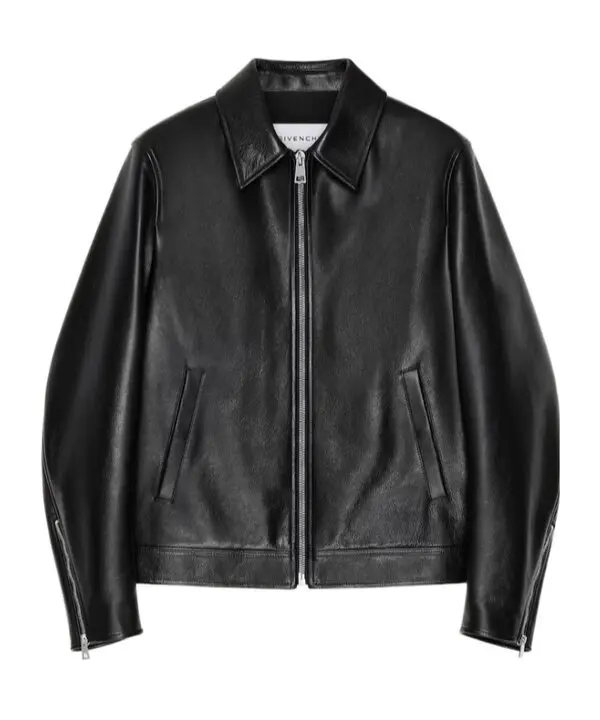 Givenchy Zip-up Leather Biker Jacket