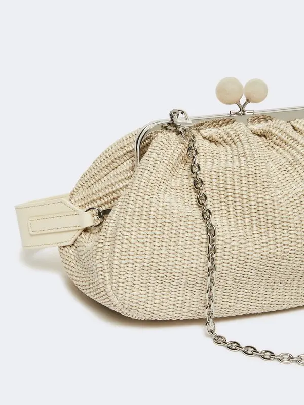 Max Mara Medium Pasticcino Sphere Clasp Shoulder Bag - Nude