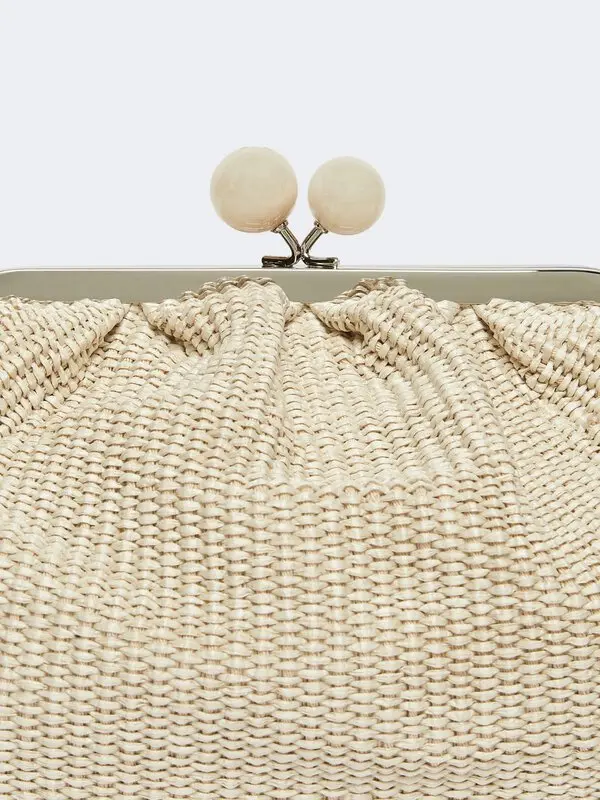 Max Mara Medium Pasticcino Sphere Clasp Shoulder Bag - Nude
