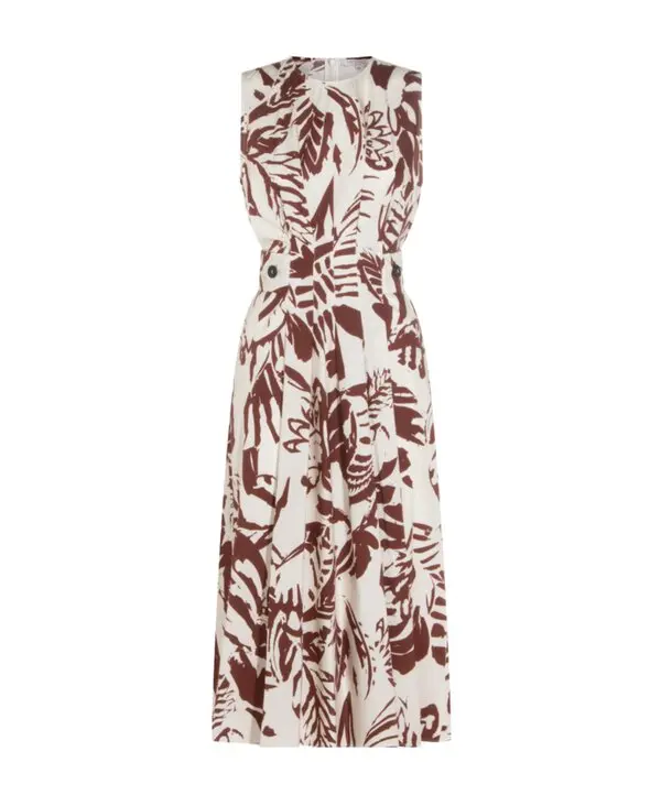 Antonelli Firenze Abstract Print Midi Dress - No