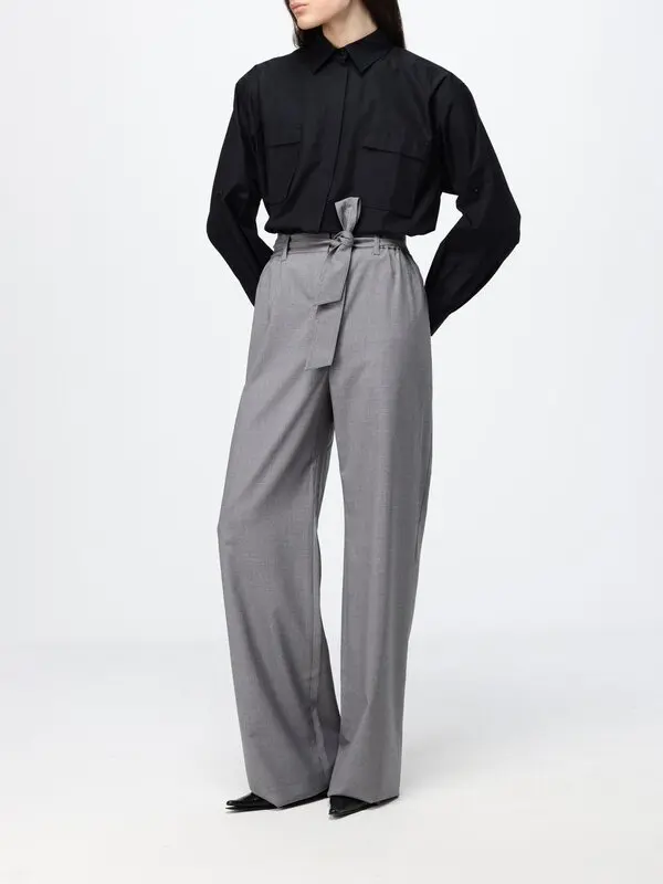 Max Mara Flap-pocket Long-sleeve Shirt - Black