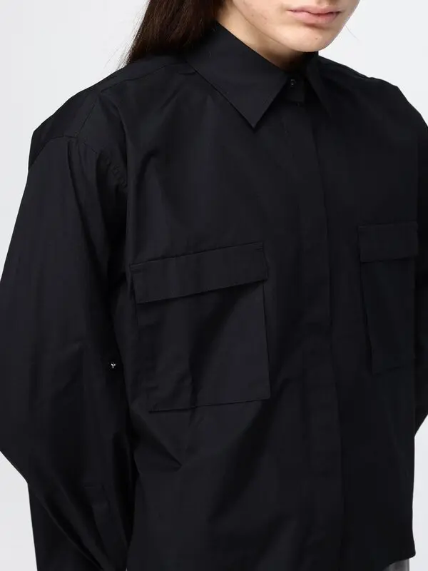 Max Mara Flap-pocket Long-sleeve Shirt - Black