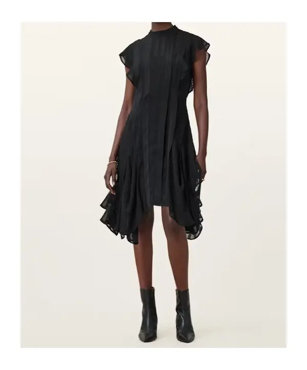 ALLSAINTS Fleur Asymmetrical Hem Dress