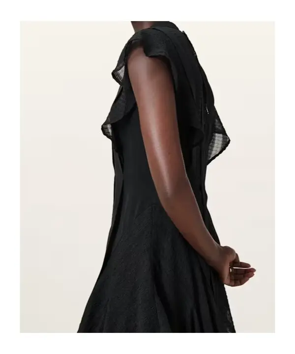 ALLSAINTS Fleur Asymmetrical Hem Dress