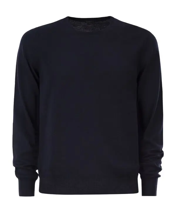 Kiton Crew Neck Fine Knit Sweater