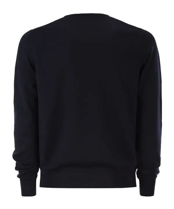Kiton Crew Neck Fine Knit Sweater