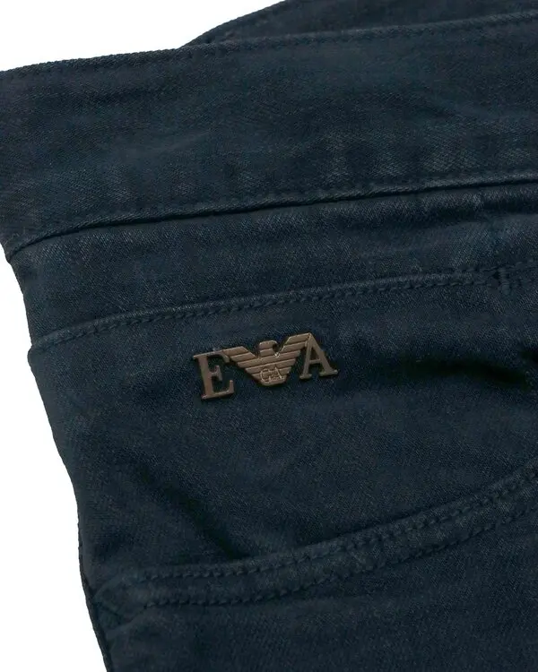 Emporio Armani Logo Straight Leg Jeans