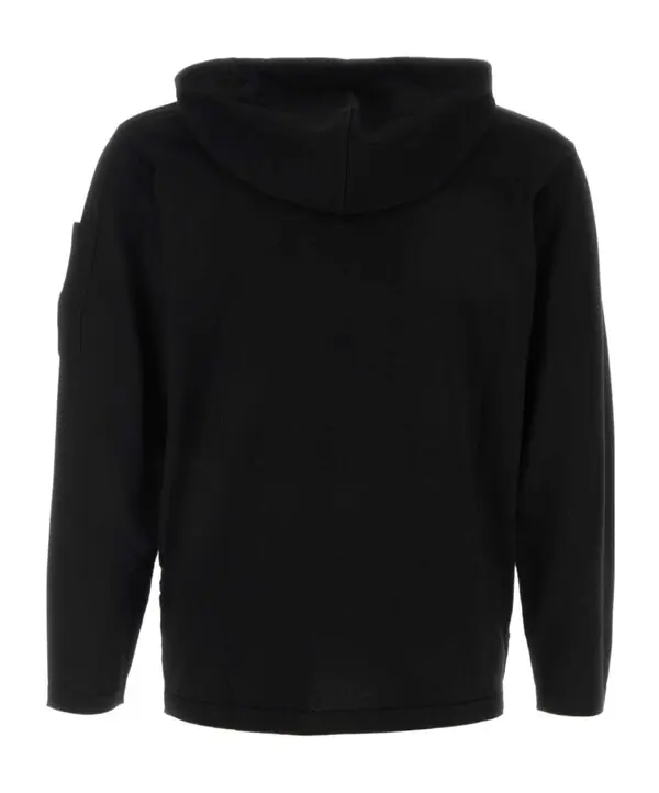 C.P. COMPANY Sea Island Hooded Lens Sweater