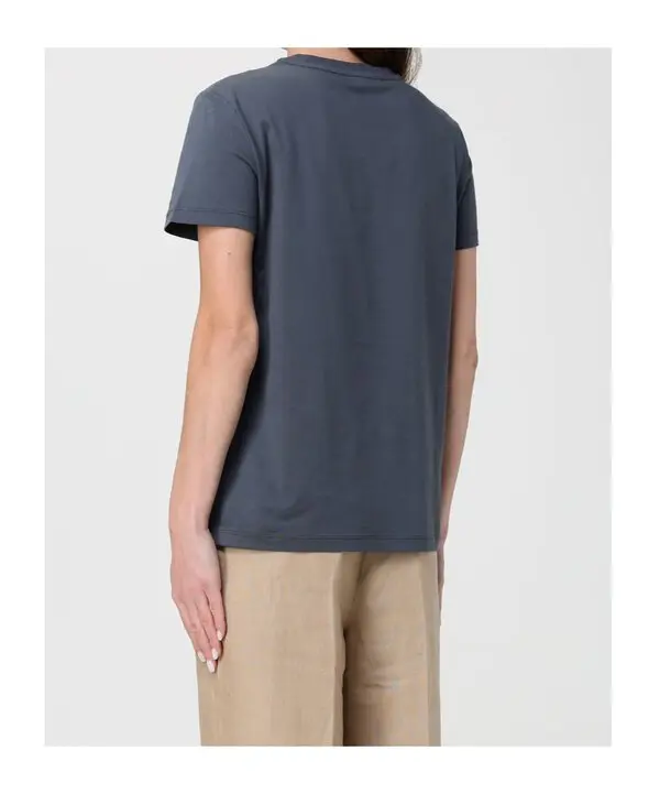 Max Mara Papaia Logo Patch Crewneck T-shirt - No