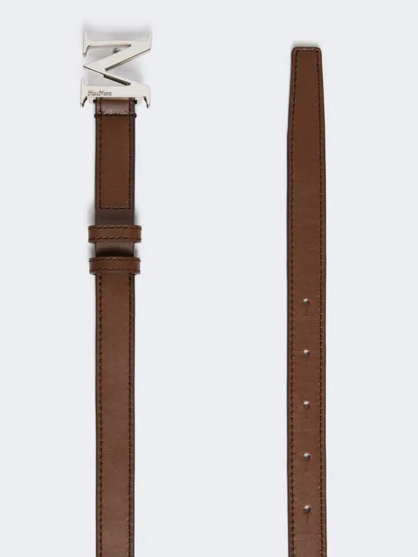 Max Mara Buckle Belt - Brown