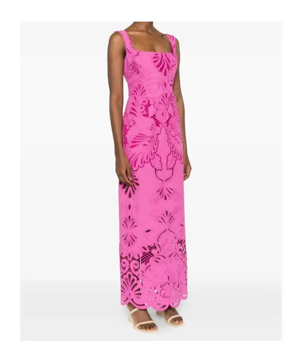 Giuseppe Di Morabito Scalloped Cut-out Maxi Dress