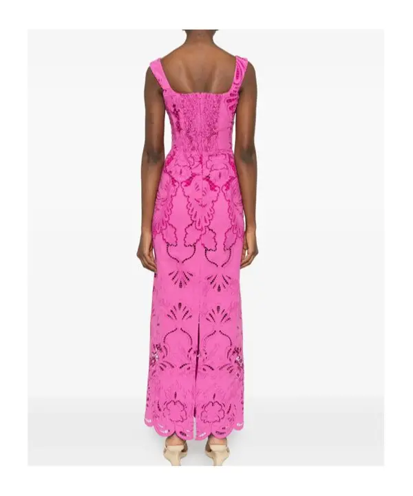Giuseppe Di Morabito Scalloped Cut-out Maxi Dress