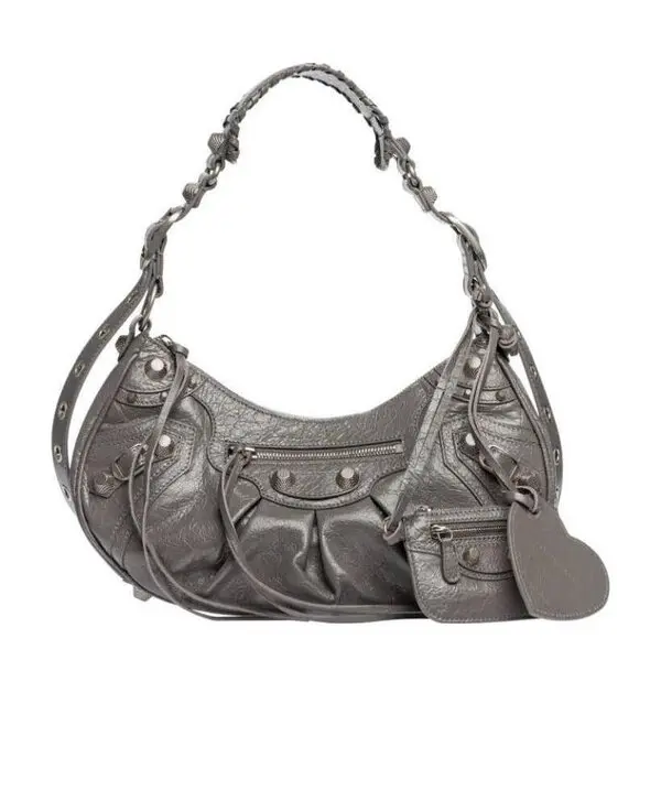 Balenciaga Le Caracole Small Shoulder Bag - Dark Grey