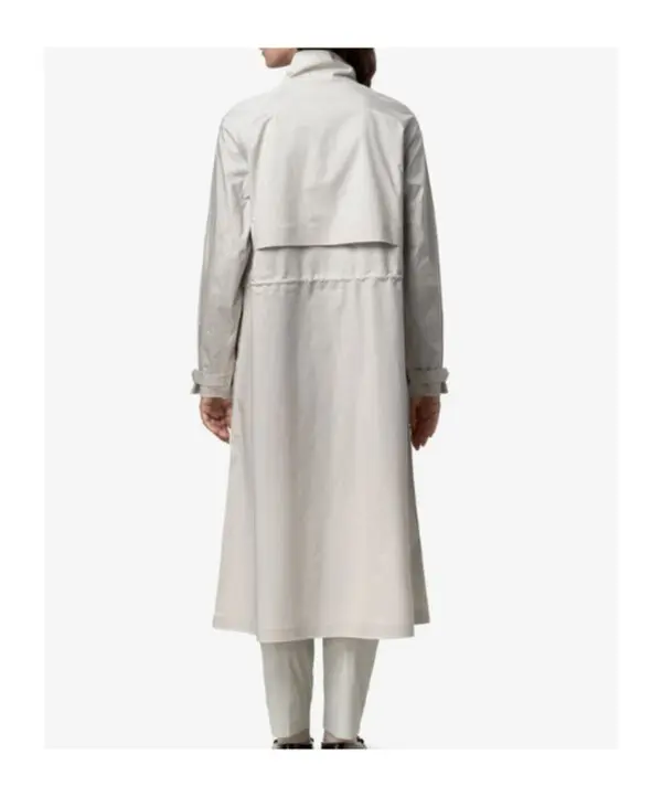 K-WAY Barbrein Cotton Blend 3-layer Coat - Beige