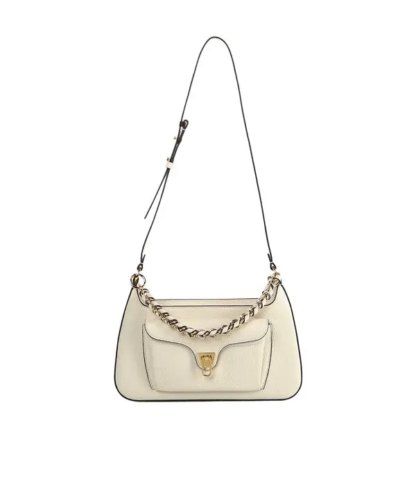 COCCINELLE Logo Printed Beat Shoulder Bag