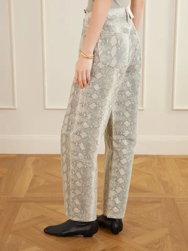 Citizens Of Humanity Miro Snake-print Jeans