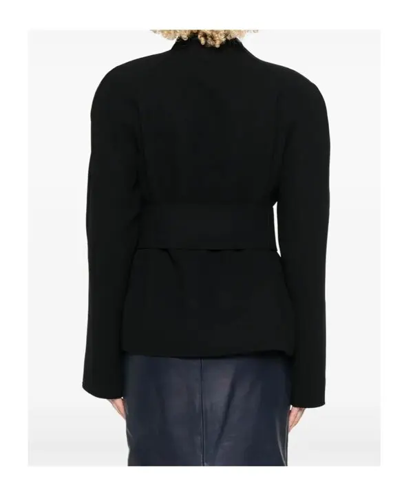 Khaite Edith Belted Jacket - Black