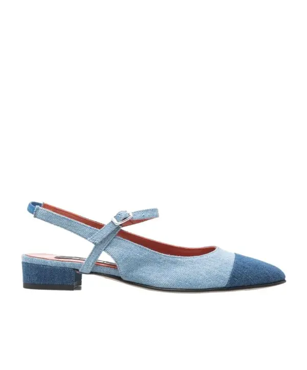 CAREL Oceano Slingback Ballets - Blue