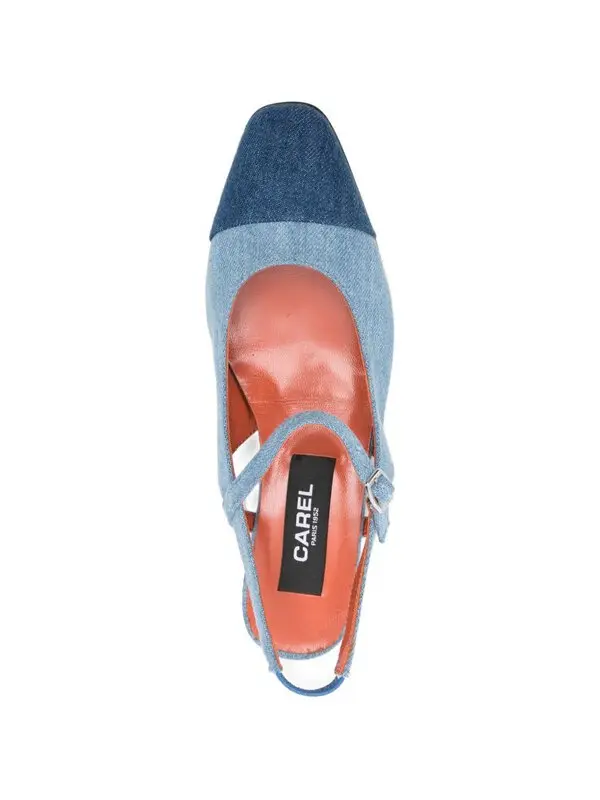 CAREL Oceano Slingback Ballets - Blue