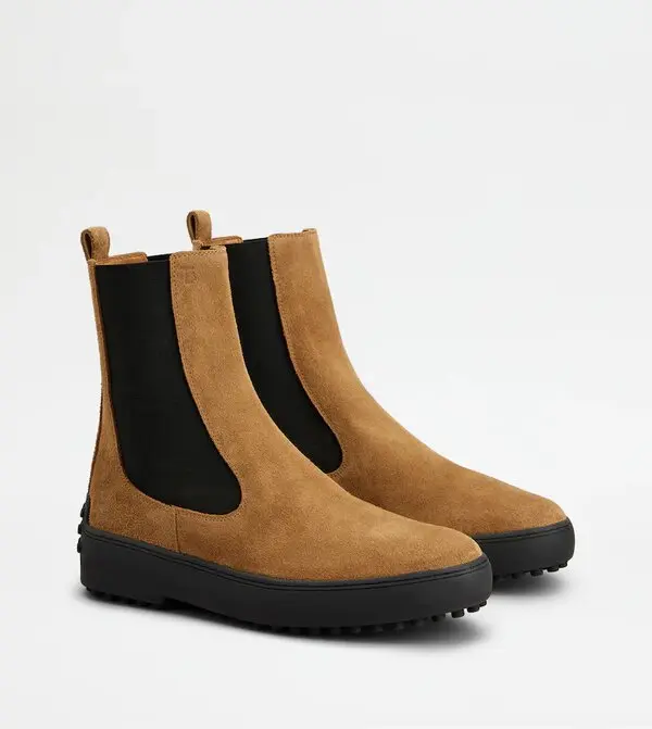 TOD'S Gommino Chelsea Boots - Black