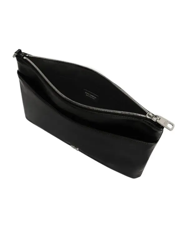 Dolce & Gabbana Logo Plaque Clutch Bag