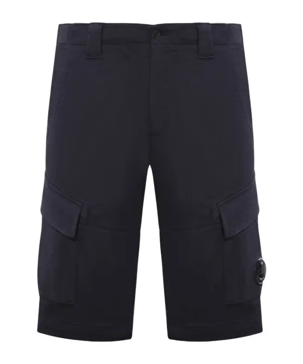 C.P. COMPANY Lens Detailed Cargo Shorts - Black