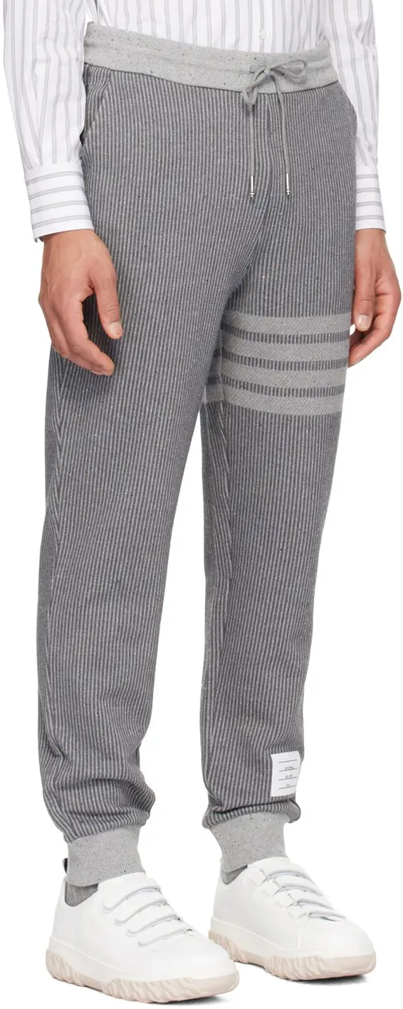 Thom Browne Drawstring Knitted Track Pants