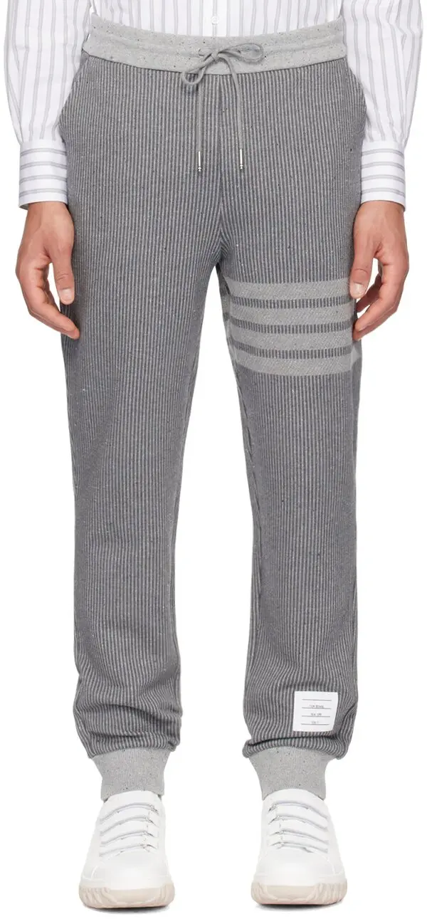 Thom Browne Drawstring Knitted Track Pants