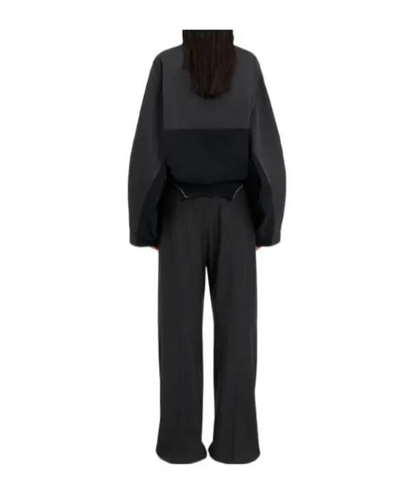 MAISON MARGIELA High-neck Zip-up Color-block Jacket