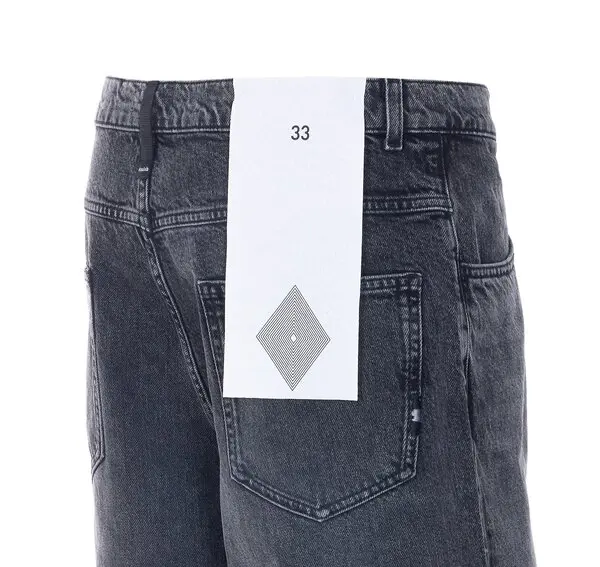 AMISH SUPPLIES Tommy Bermuda Jeans - Black