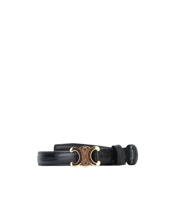 Celine Logo Belt - Black