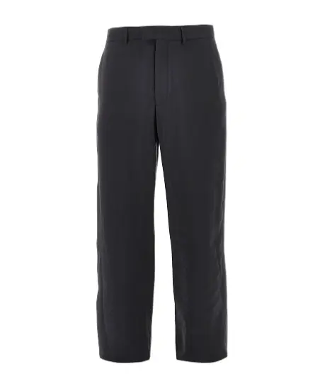 Emporio Armani Straight Modal Pants - Black
