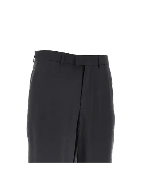 Emporio Armani Straight-leg Chino Pants - Black