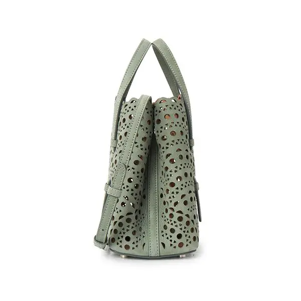Alaïa Mina 20 Cut-out Top Handle Bag - Green