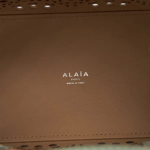 Alaïa Mina 20 Cut-out Top Handle Bag - Green