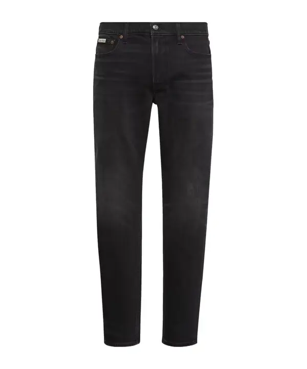 Calvin Klein Straight Cut Belt Loop Jeans - Black