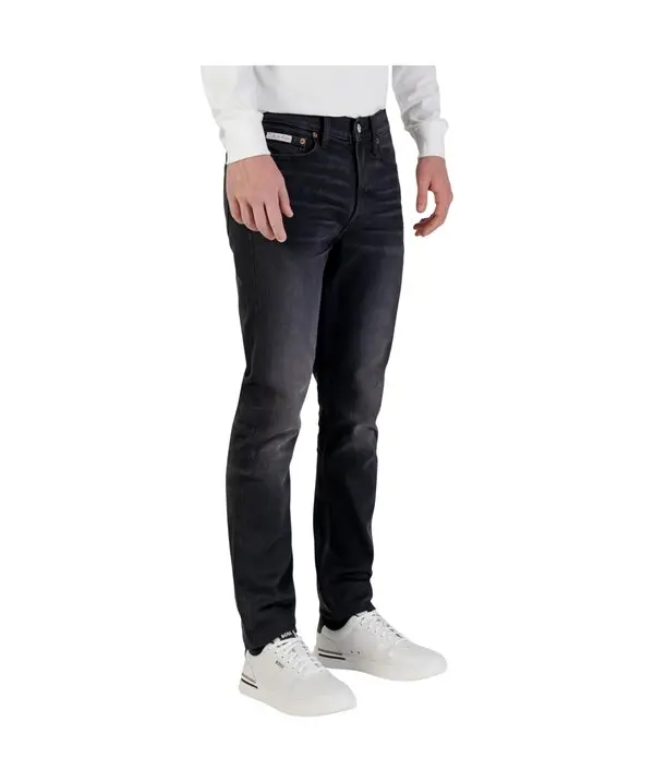 Calvin Klein Straight Cut Belt Loop Jeans - Black