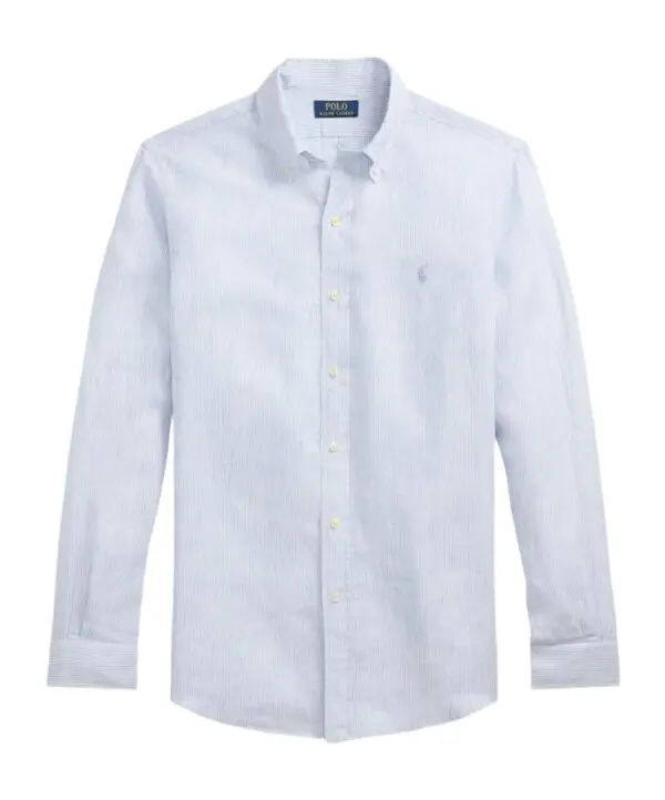 Polo Ralph Lauren Logo Embroidered Striped Shirt