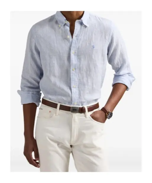 Polo Ralph Lauren Logo Embroidered Striped Shirt