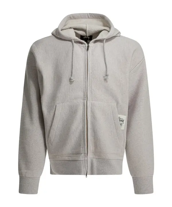 StÜssy Zip Up Hooded Sweatshirt