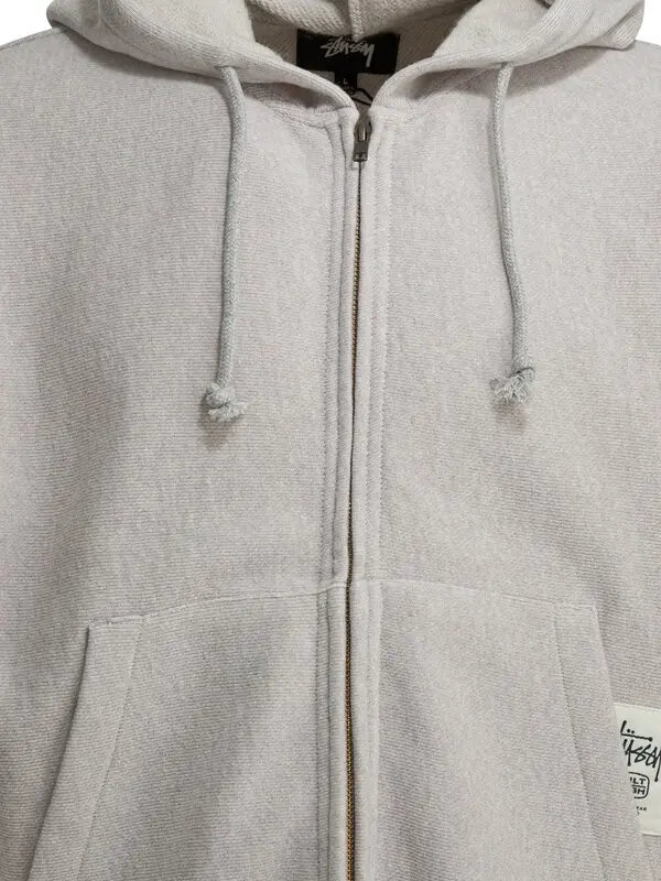 StÜssy Zip Up Hooded Sweatshirt