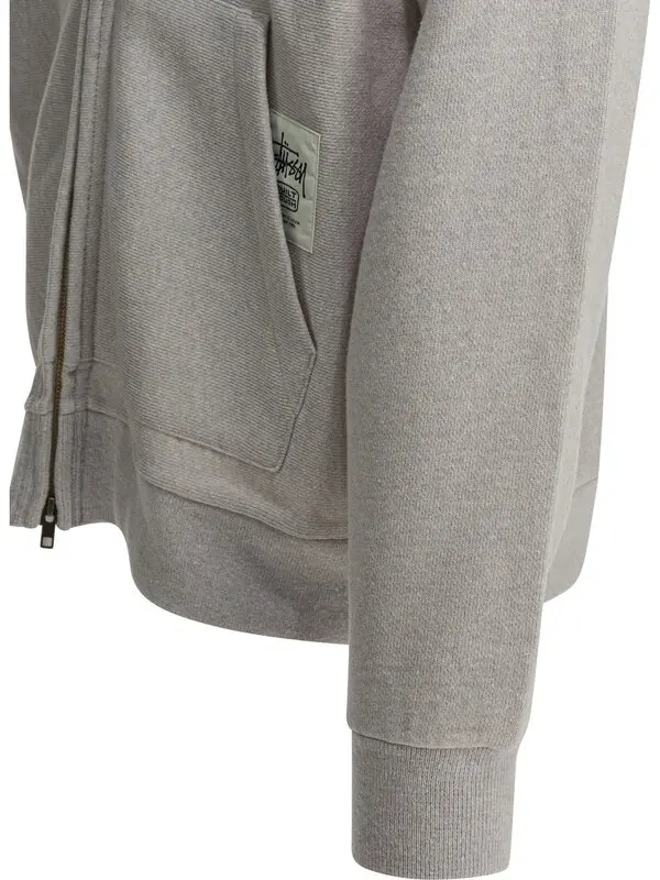 StÜssy Zip Up Hooded Sweatshirt