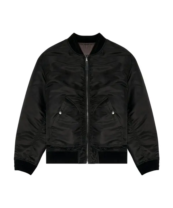 DIESEL® J-held Padded Bomber Jacket - Black