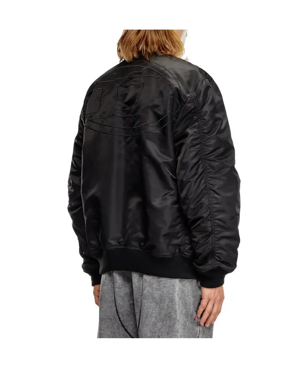 DIESEL® J-held Padded Bomber Jacket - Black